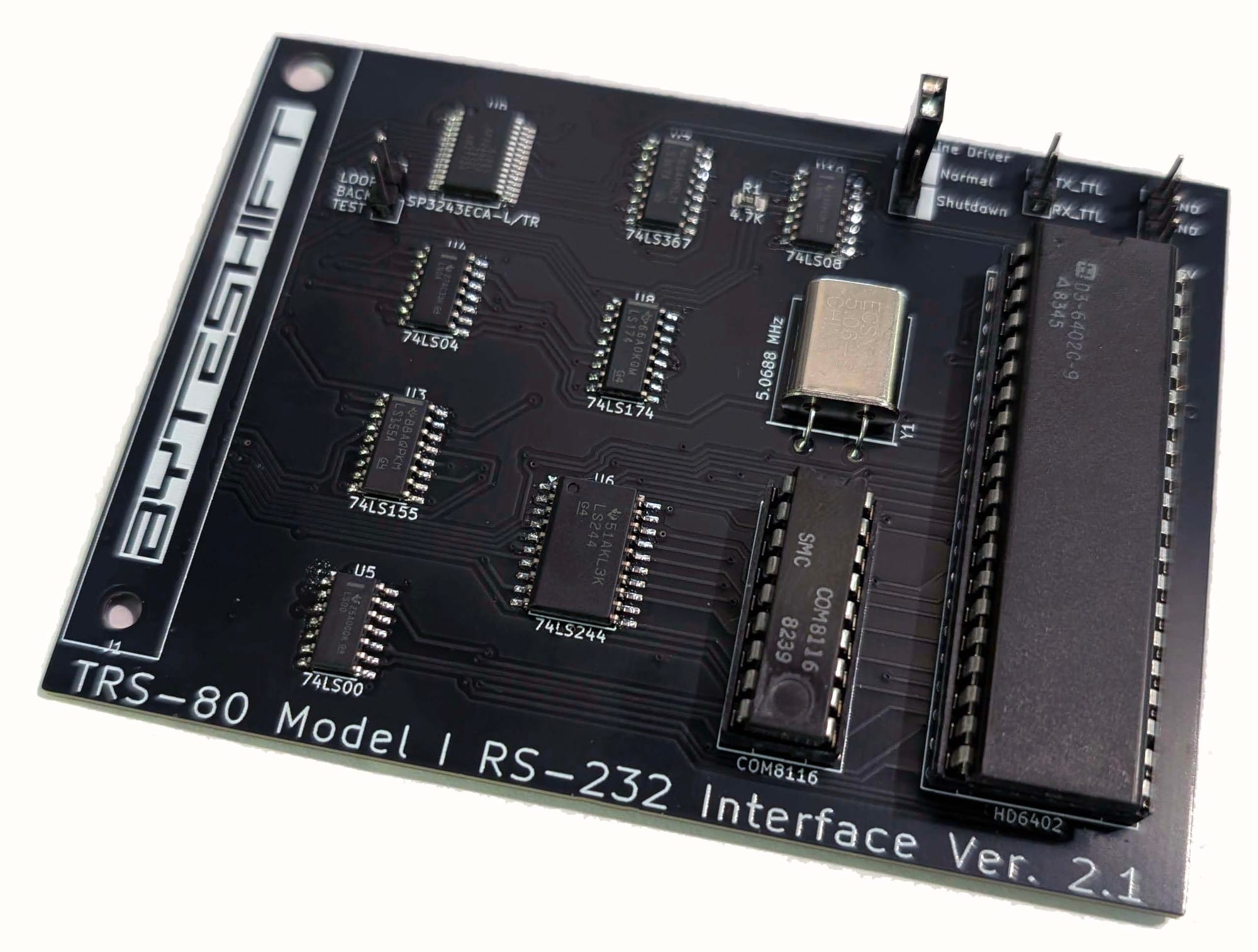 TRS-80 Model I RS-232 Interface Re-Creation